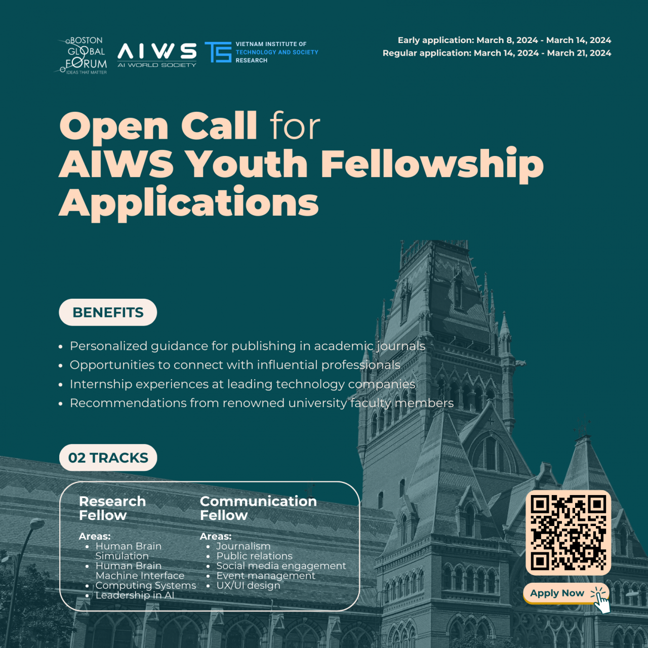 Open Call for AIWS Youth Fellowship Applications Academic Year 2024 ...